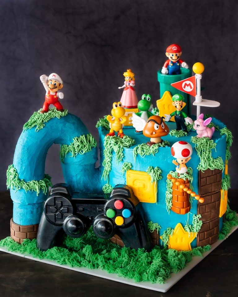 Super Mario Kuchen (Torte) - Cute Cottage Overload aus dem Rosa Haus