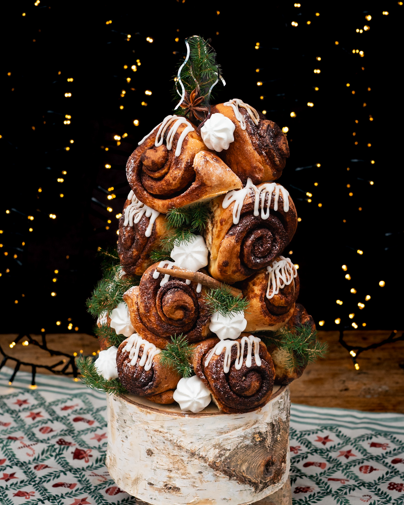 Zimtschnecken Turm - Cute Cottage Overload aus dem Rosa Haus